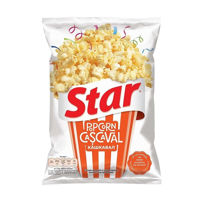 Popcorn cu cașcaval, 73 g, Star